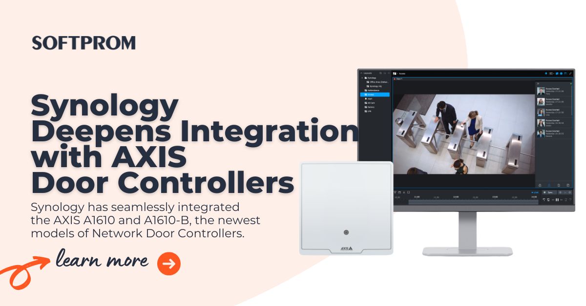 Synology Deepens Integration with AXIS Door Controllers