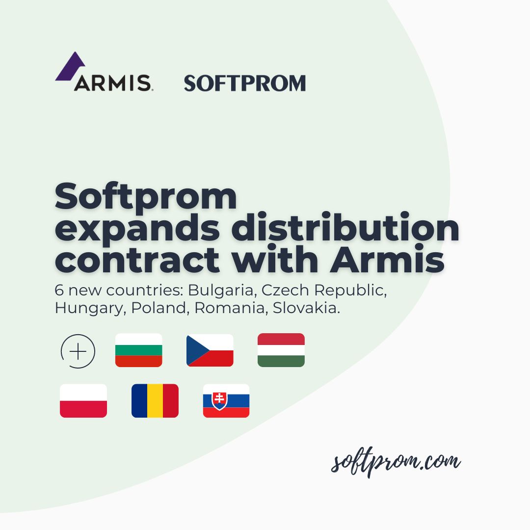 Softprom expands distribution contract with Armis to 6 new countries