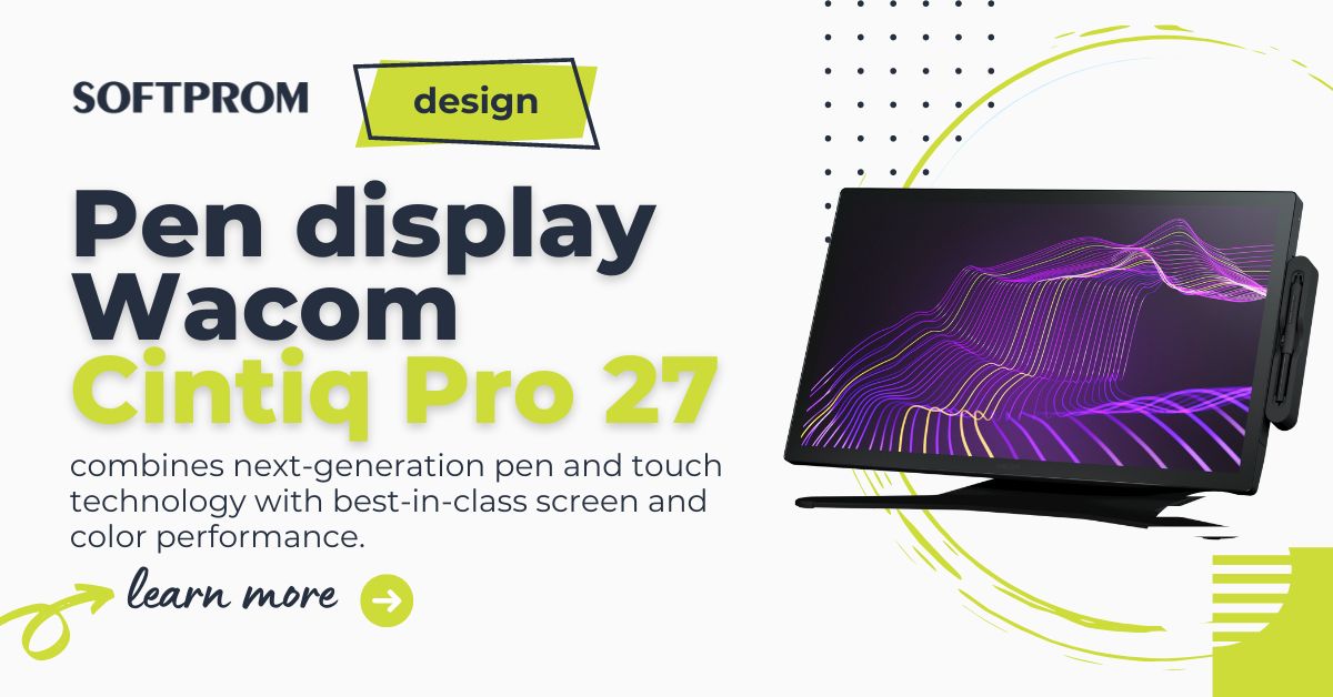 Wacom Cintiq Pro 27 pen display engineered for harmony